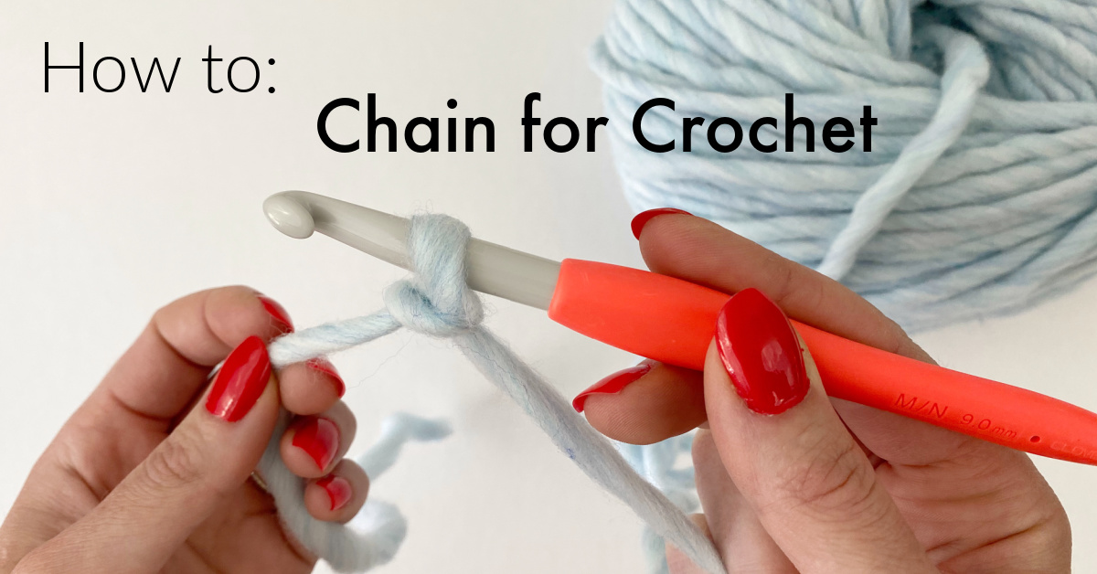 Chain Stitch (ch) - Yarndrasil - Free Crochet Tutorial for Beginners