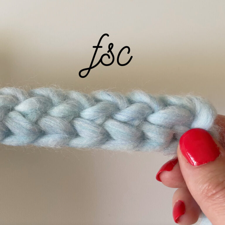 Foundation Single Crochet (fsc) - Yarndrasil - Crochet Tutorial
